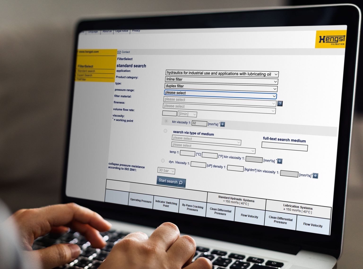 Online Filter Cross Reference Tool