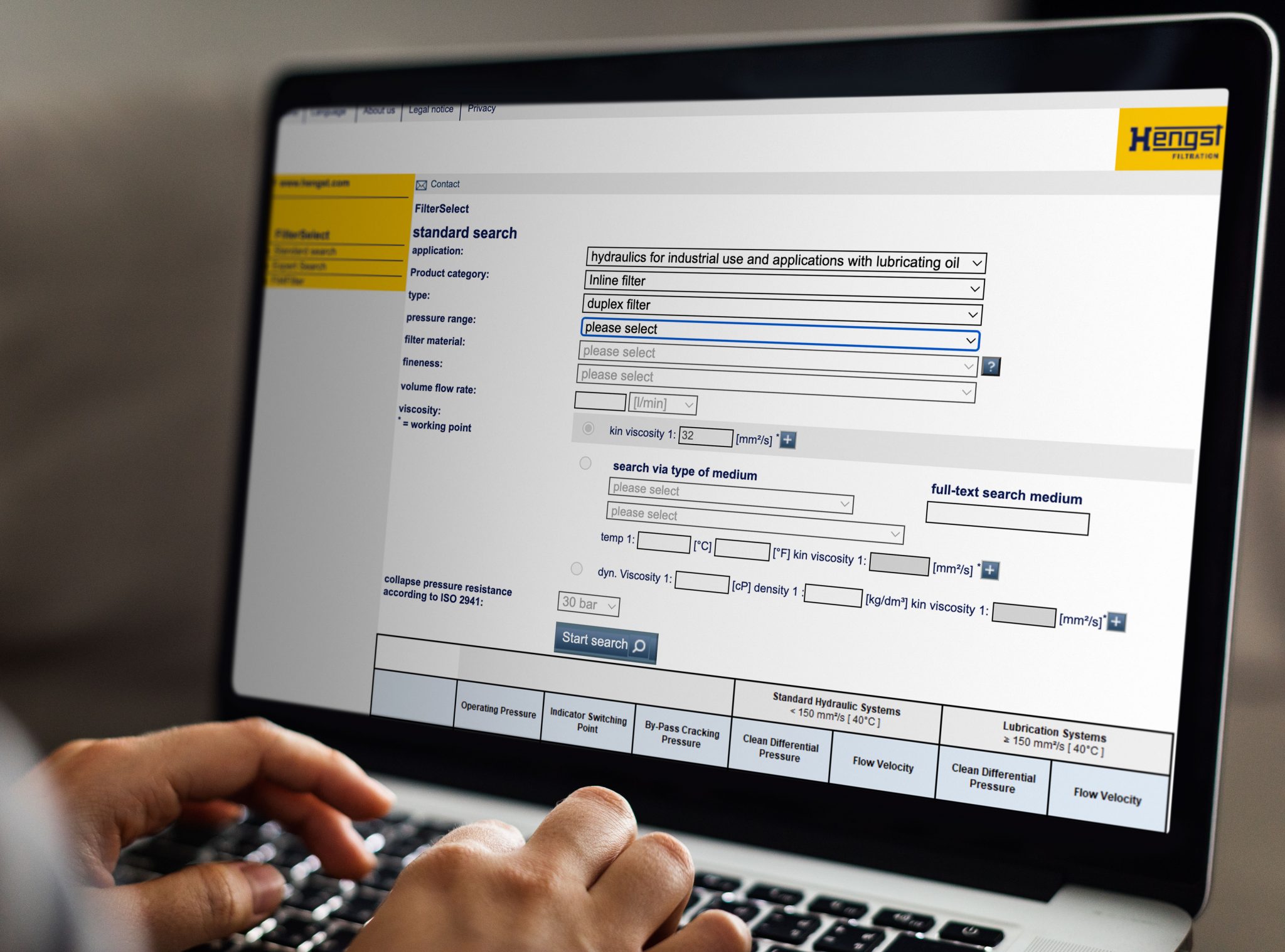 Online Filter Cross Reference Tool