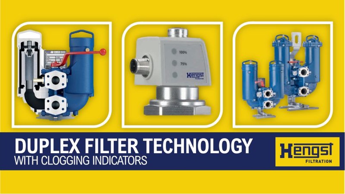 Hengst Filtration: Duplex Filter Technology With Clogging Indicaters ...